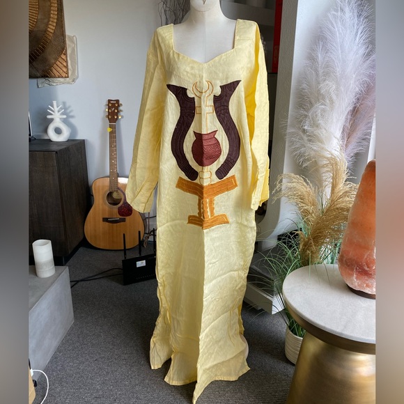 Custom | Kaftans | Vintage 7s Bohemian Priestess Occult Witch Kaftan ...